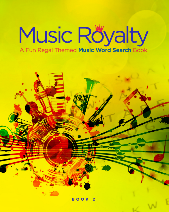 Music Royalty Word Search Book Volume 2 – Great Point Publishing LLC